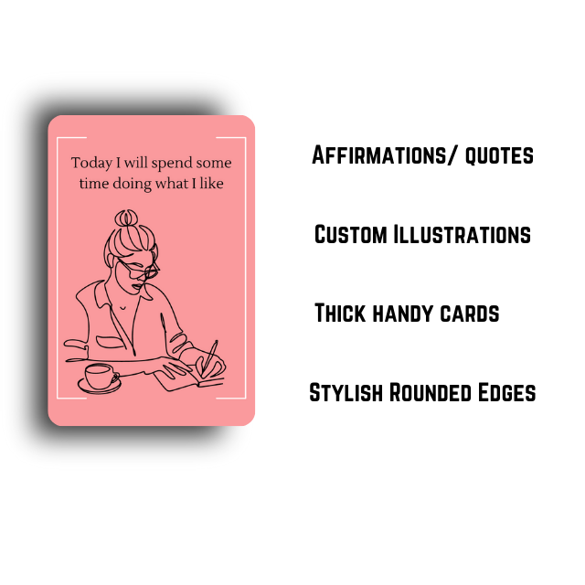 Self Affirmation cards, Self Love and Positive Vibes Cards