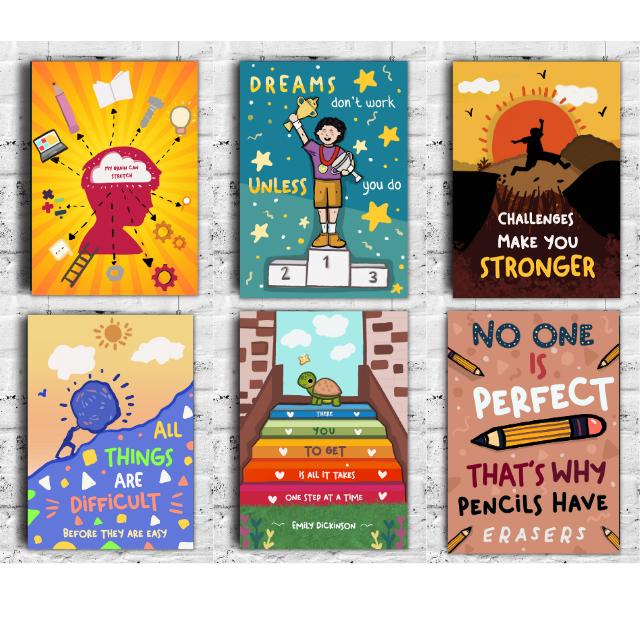Growth Mindset poster for kids, wall art , classroom decor