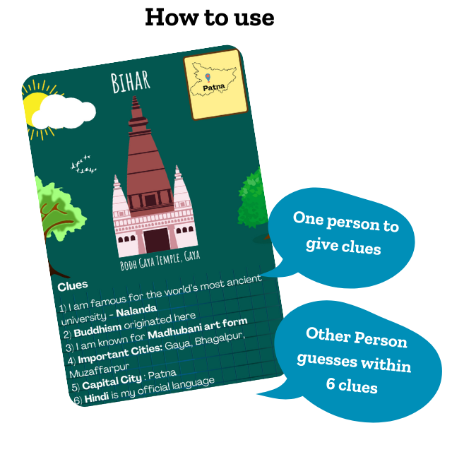 Play Guessing Game with Kids and Learn, State of India Flash Car
