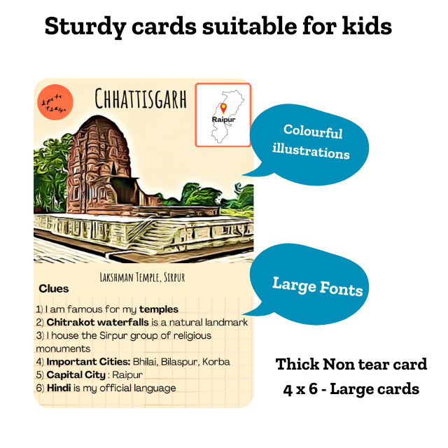 Play Guessing Game with Kids and Learn, State of India Flash Car