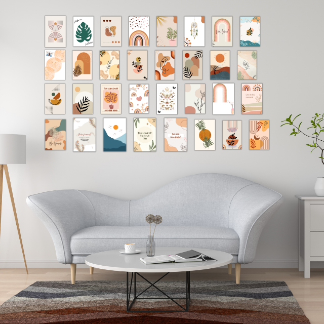 Bohemian Posters, Aesthetic Boho Posters For Room Decoration