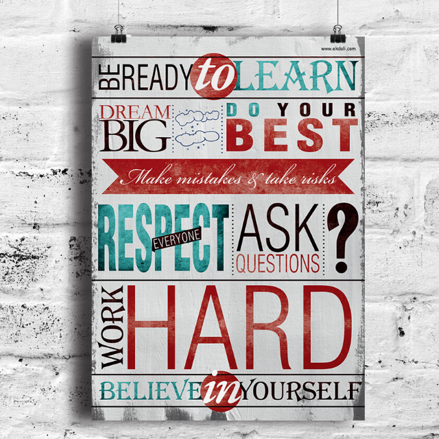 Success Rules Wall Poster, Office Posters, Posters for Kids Room