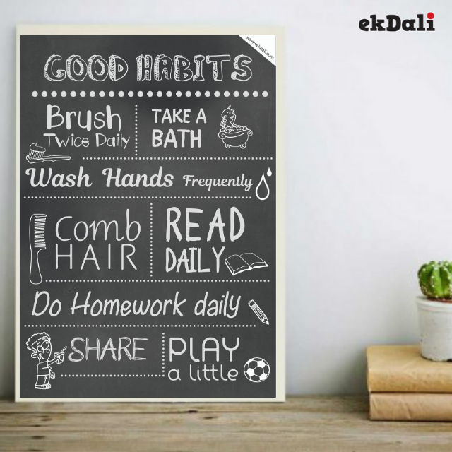 Good Habits Poster, Good Habit for Kids